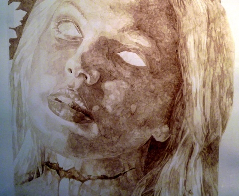 Art Drawn in Blood – Illustration Concentration